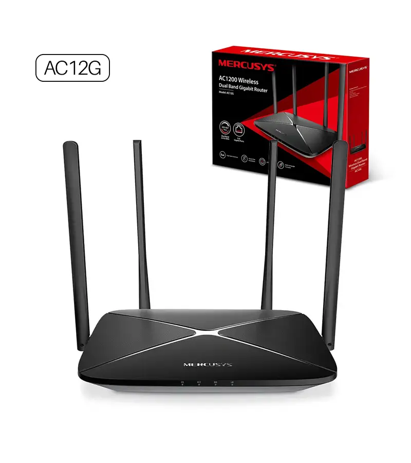 AC12G - Router Gigabit en Doble Banda AC1200 Mercusys