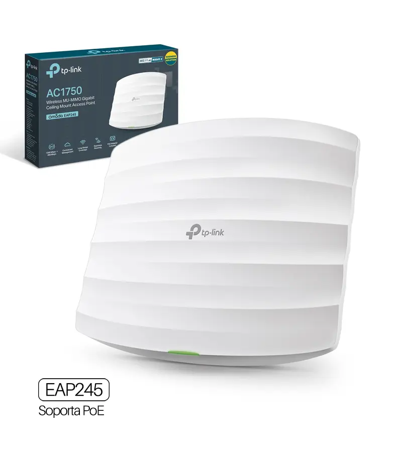EAP245: Access Point Wi-Fi AC1750 Gigabit Doble Banda | Cobertura ...