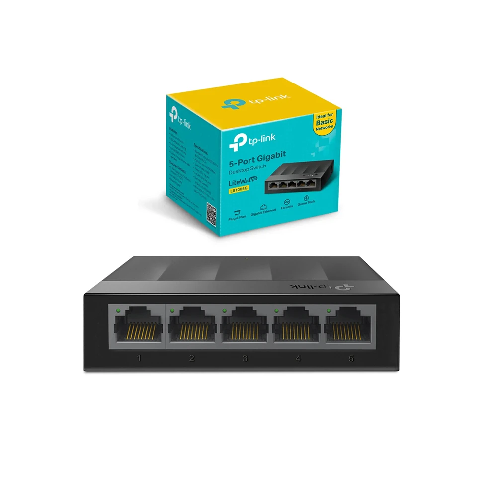 LS1005G: Switch de Red Gigabit 5 Puertos | Expande tu Red con TP-Link