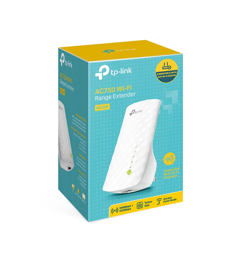RE200: Repetidor Wi-Fi AC750 Doble Banda | Amplía tu Cobertura Wi-Fi ...