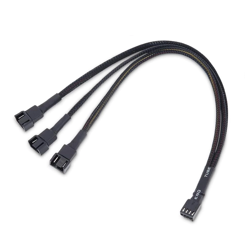 Cable Splitter FAN de 4 Pin 1x3 para PC